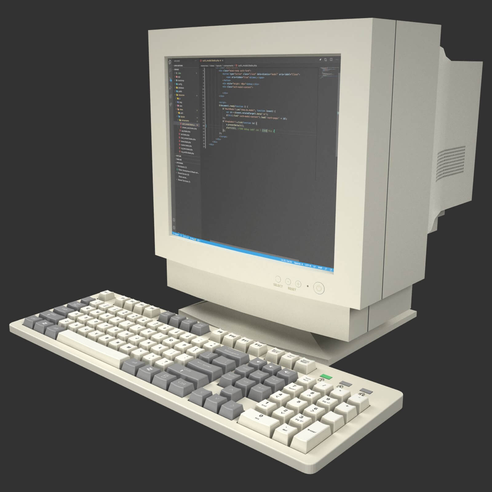 Computer - 3D Model by virtual3d