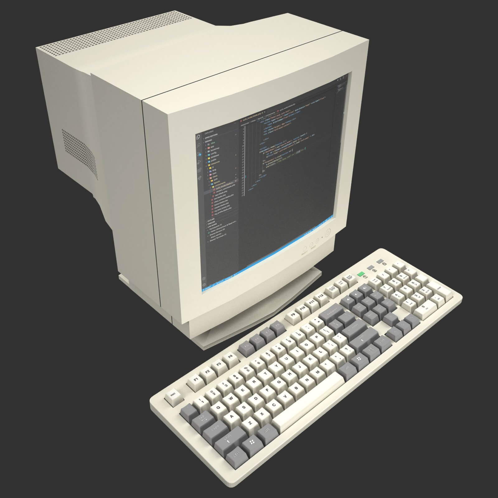 Computer - 3D Model by virtual3d