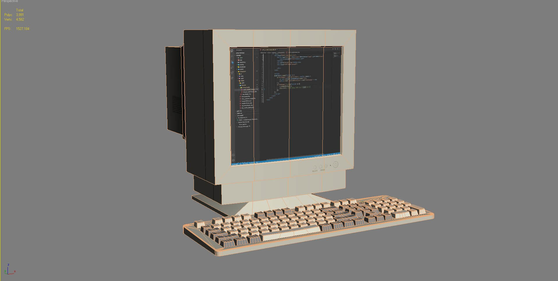 Computer - 3D Model by virtual3d