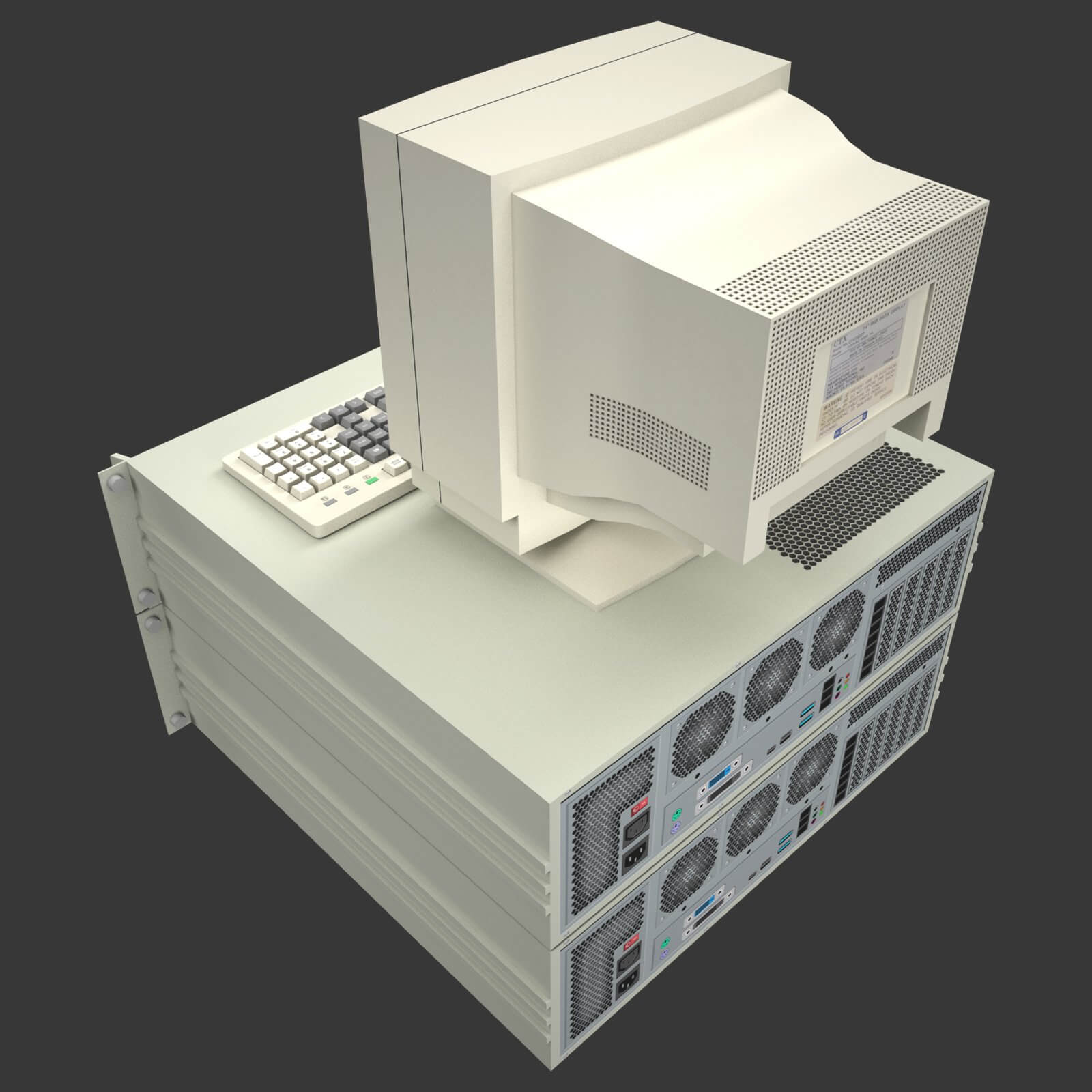 Data Server Chassis 1 - 3D Model by virtual3d