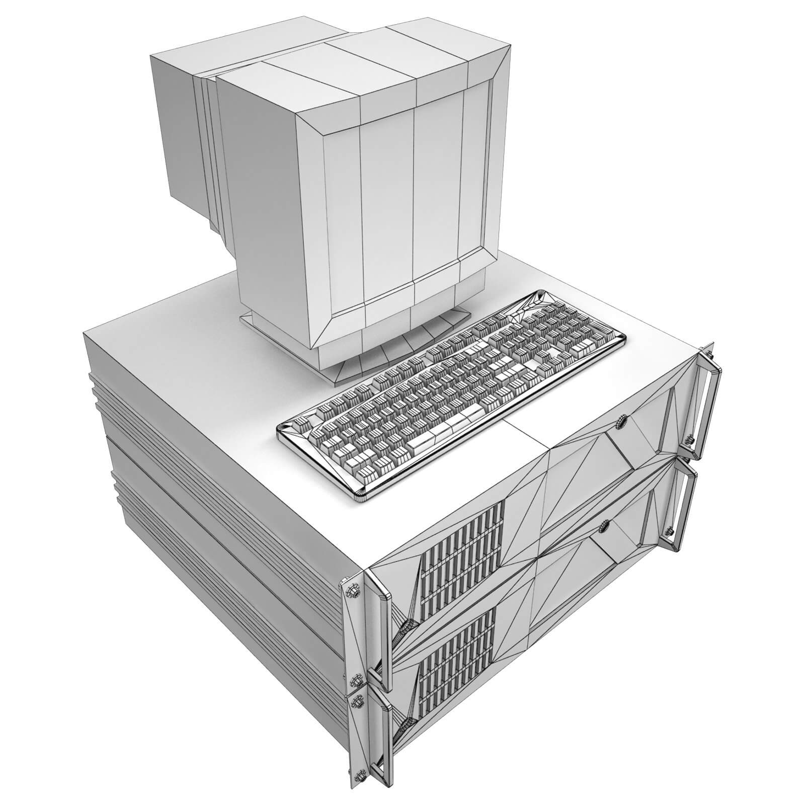 Data Server Chassis 1 - 3D Model by virtual3d