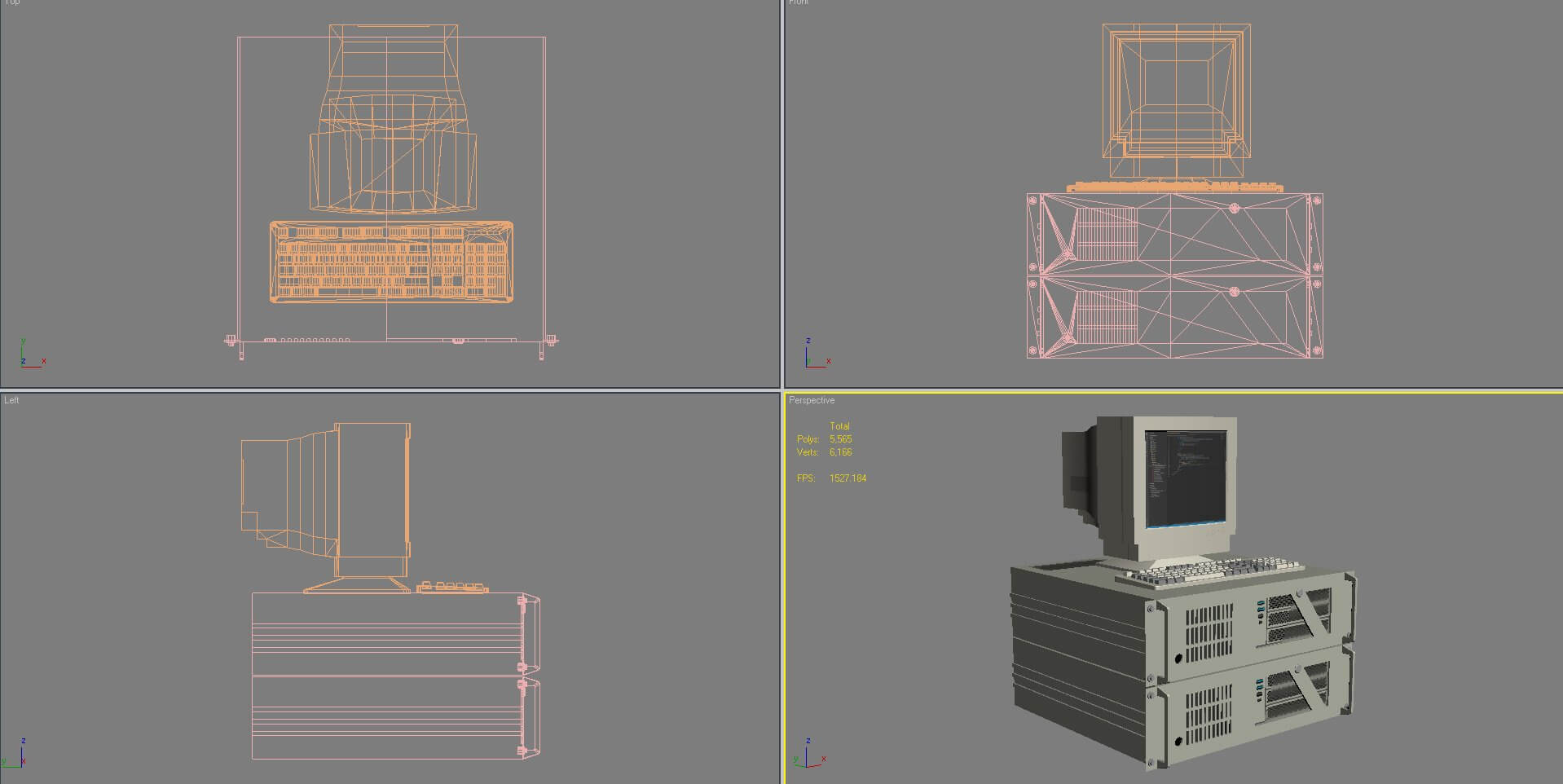 Data Server Chassis 1 - 3D Model by virtual3d