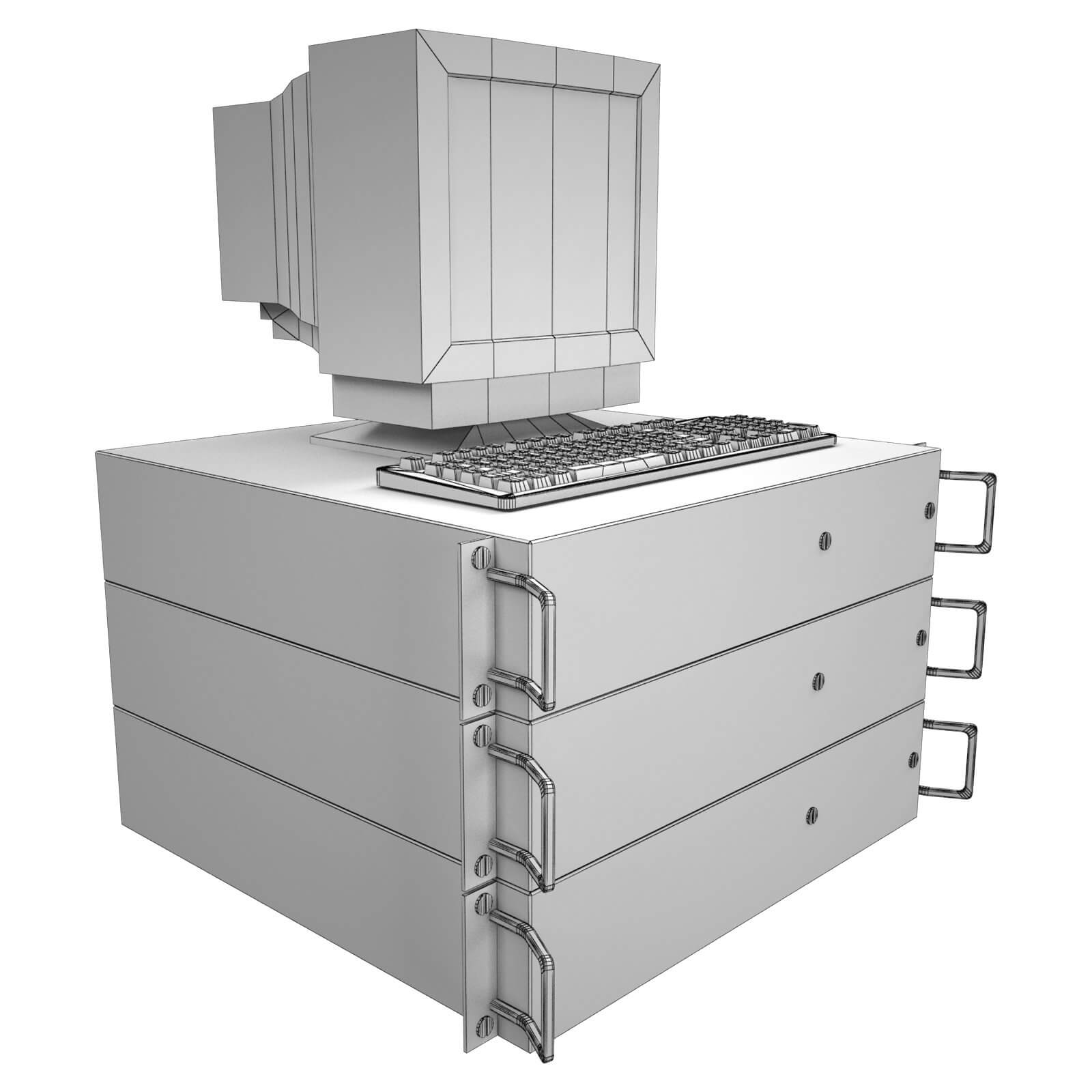 Data Server Chassis 2 - 3D Model by virtual3d