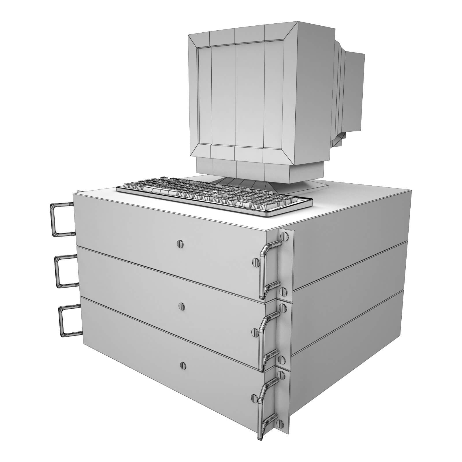 Data Server Chassis 2 - 3D Model by virtual3d