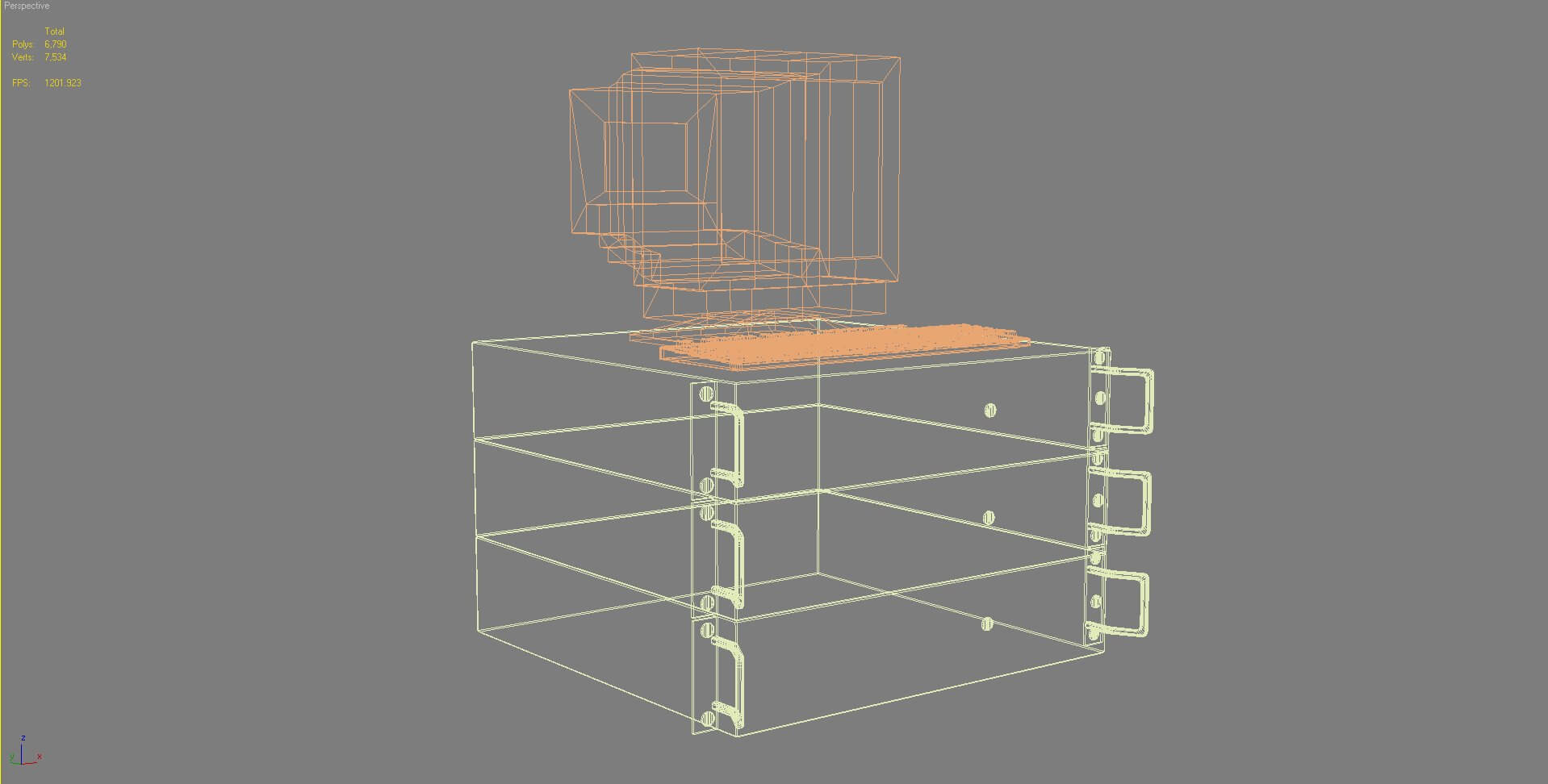 Data Server Chassis 2 - 3D Model by virtual3d