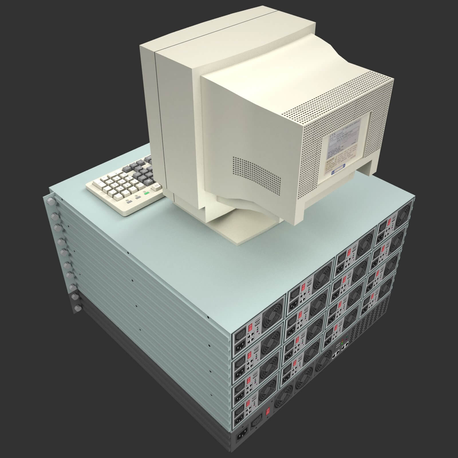 Data Server Chassis 3 - 3D Model by virtual3d