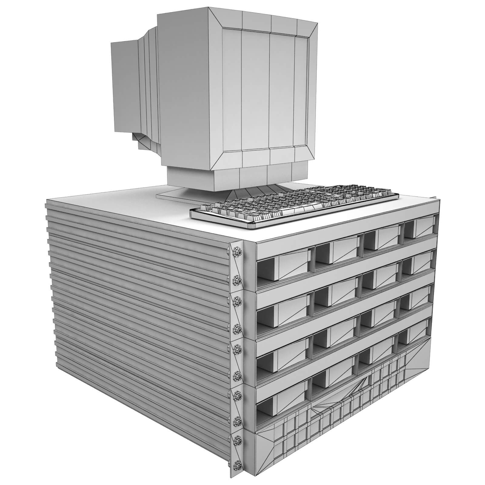 Data Server Chassis 3 - 3D Model by virtual3d