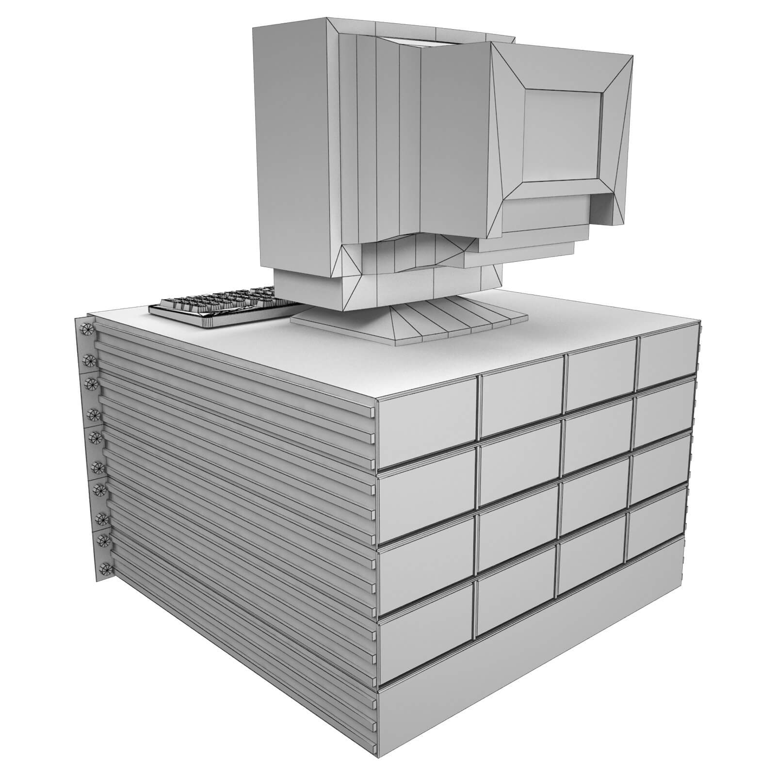 Data Server Chassis 3 - 3D Model by virtual3d
