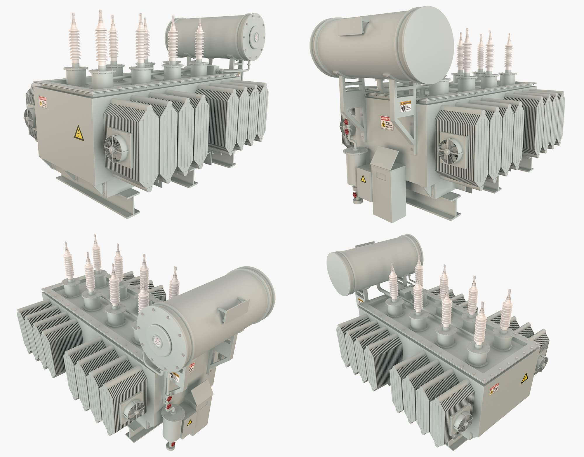 Electrical Transformer - 3D Model by virtual3d