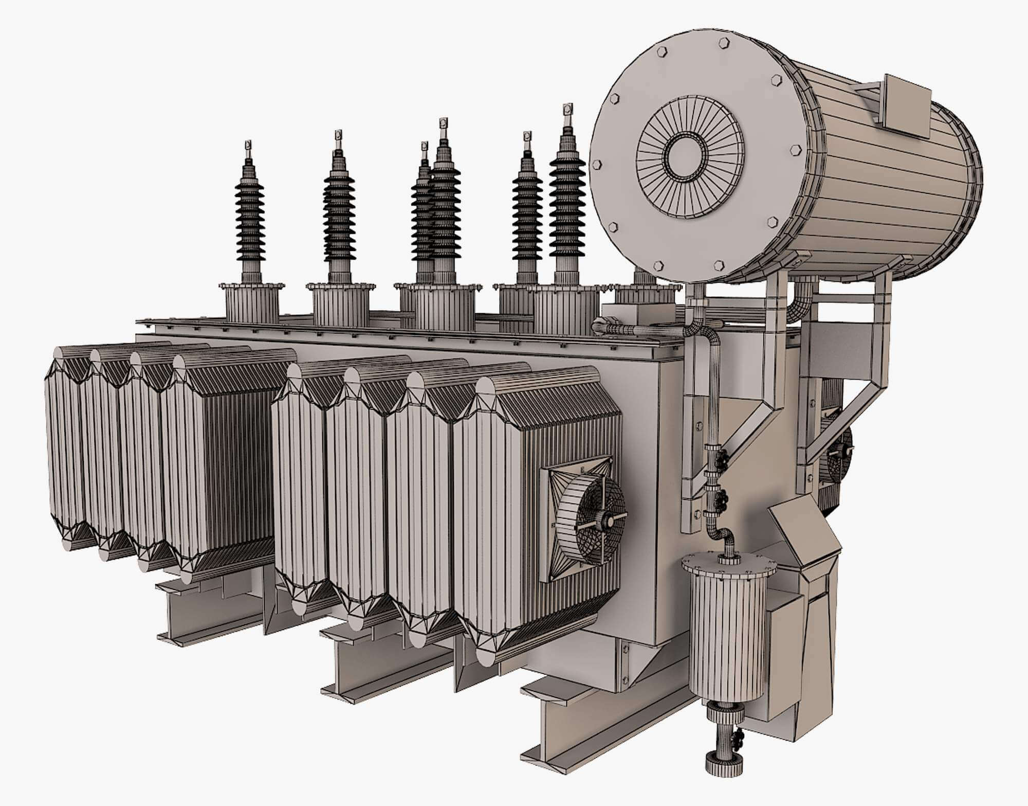 Electrical Transformer - 3D Model by virtual3d