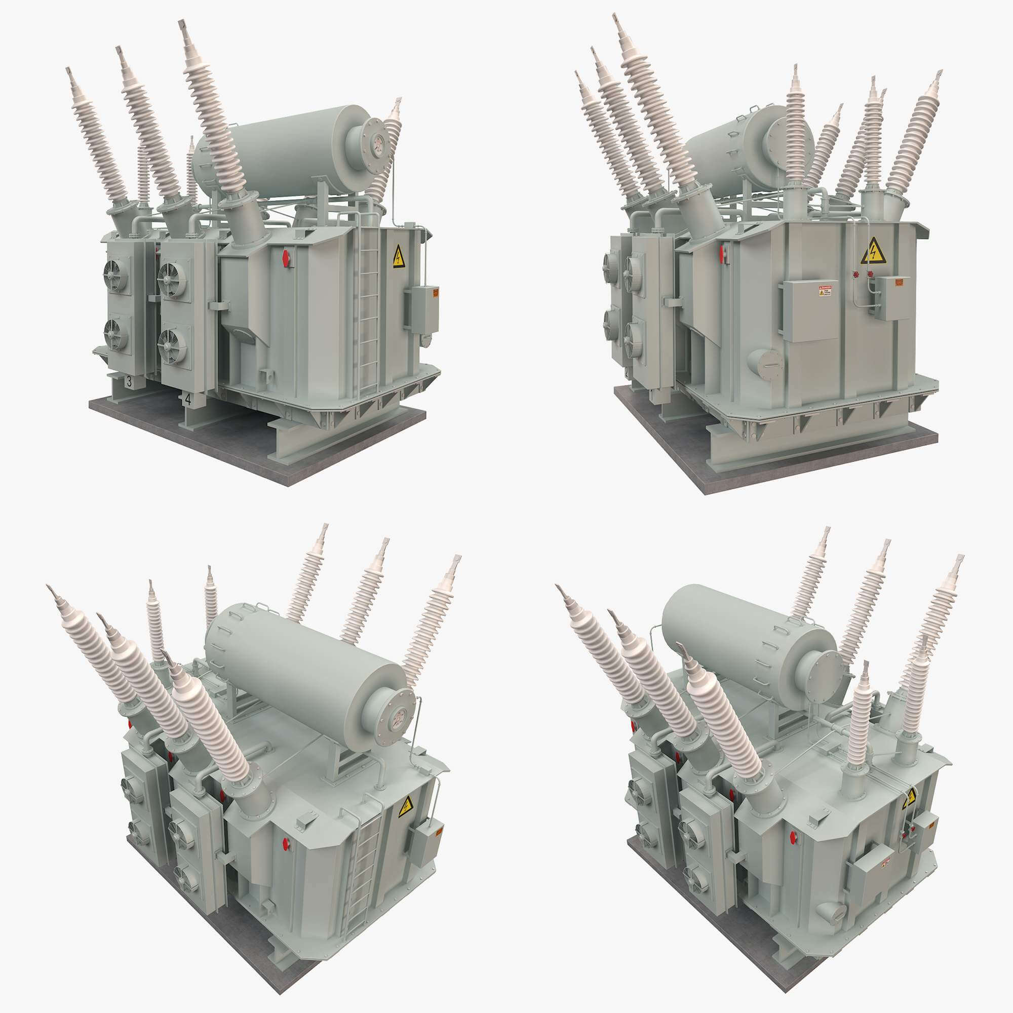 Electrical Transformer - 3D Model by virtual3d