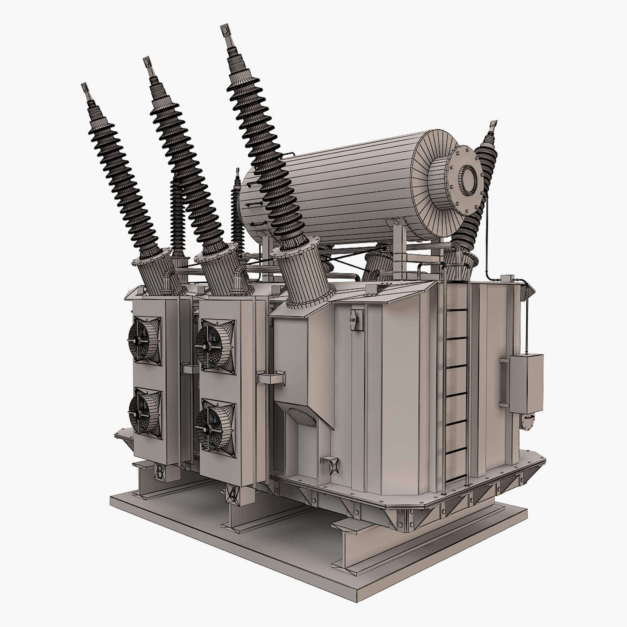 Electrical Transformer - 3D Model by virtual3d