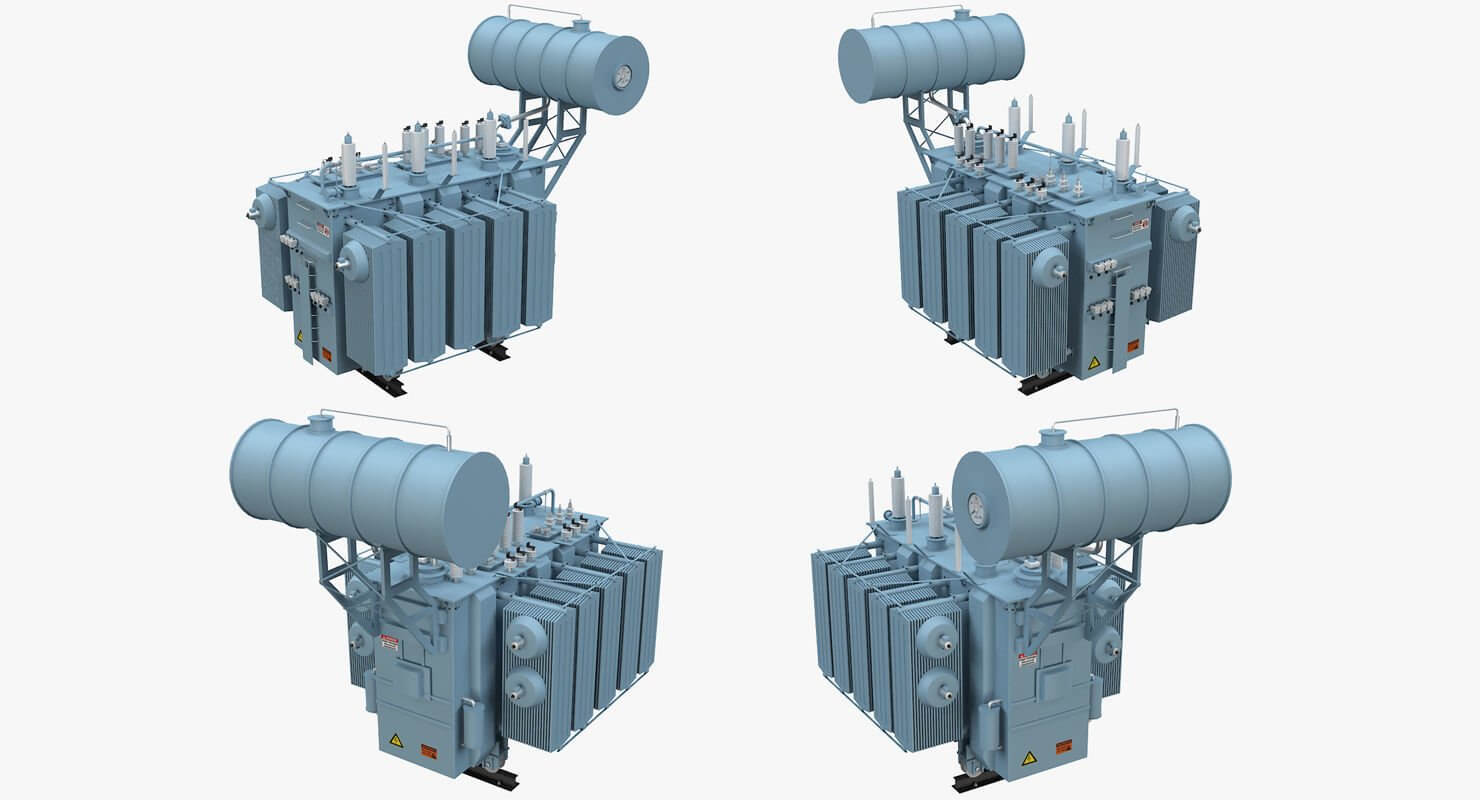 Electrical Transformer 3 - 3D Model by virtual3d