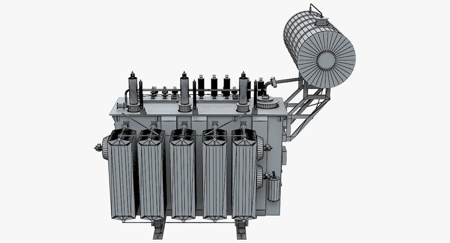 Electrical Transformer 3 - 3D Model by virtual3d