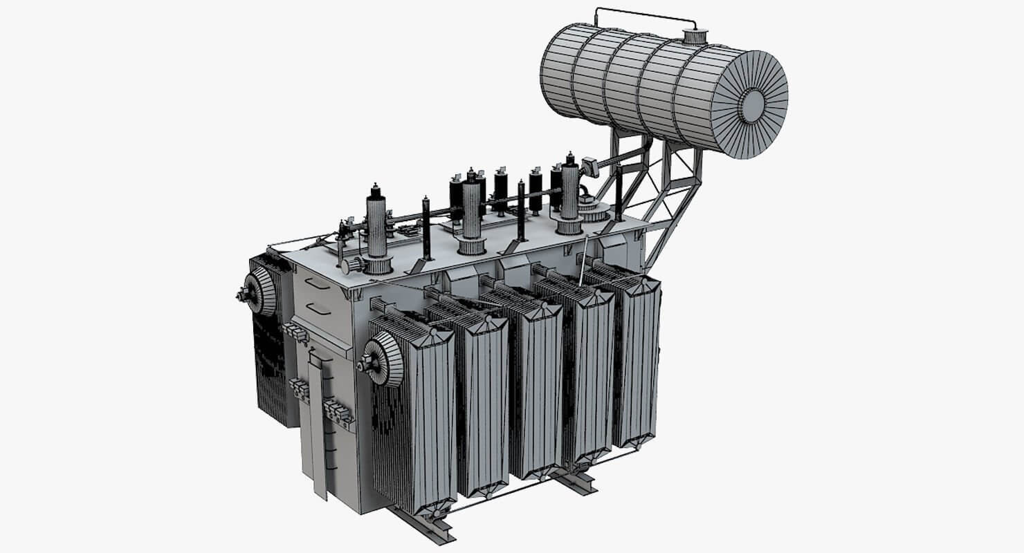 Electrical Transformer 3 - 3D Model by virtual3d
