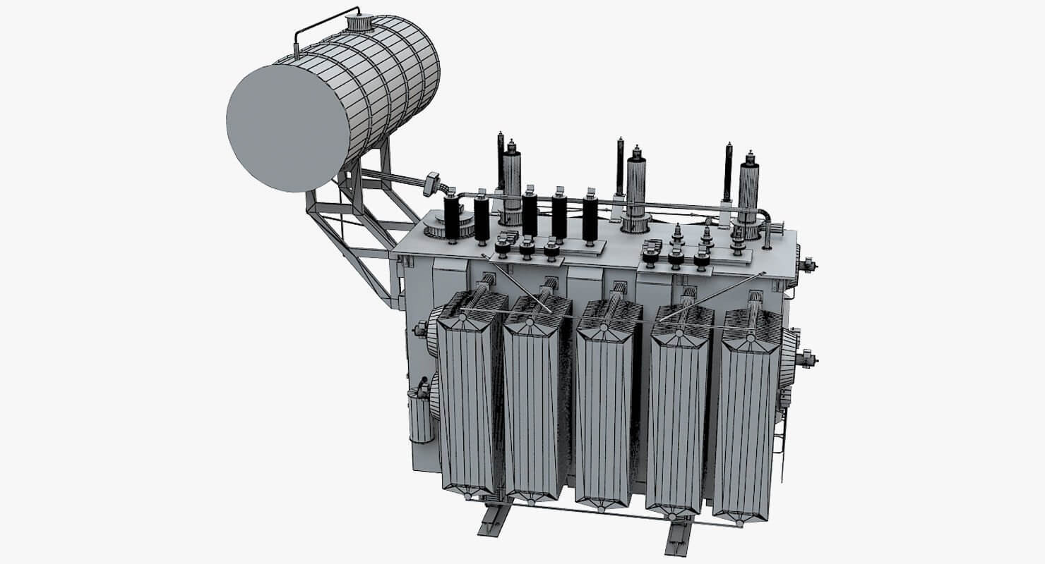 Electrical Transformer 3 - 3D Model by virtual3d