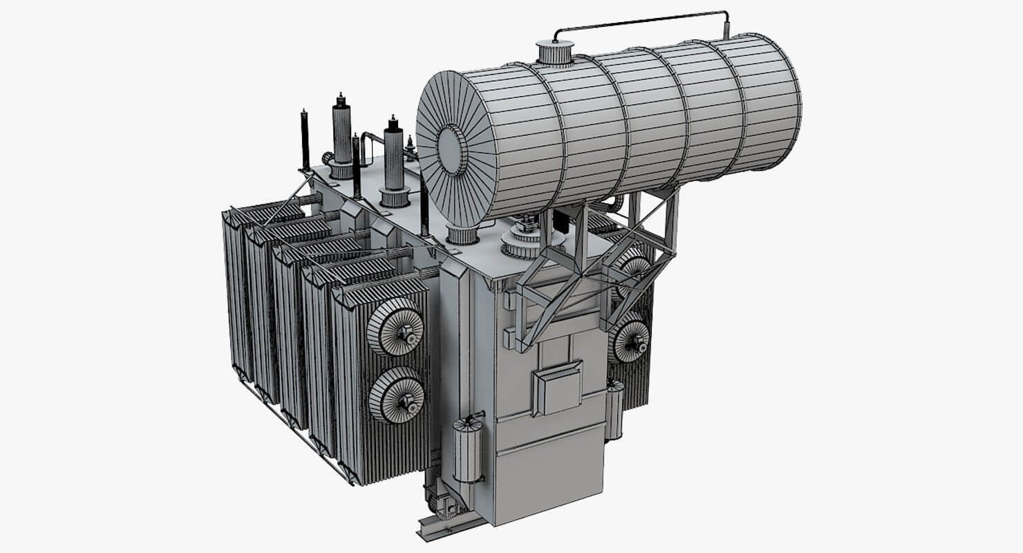 Electrical Transformer 3 - 3D Model by virtual3d