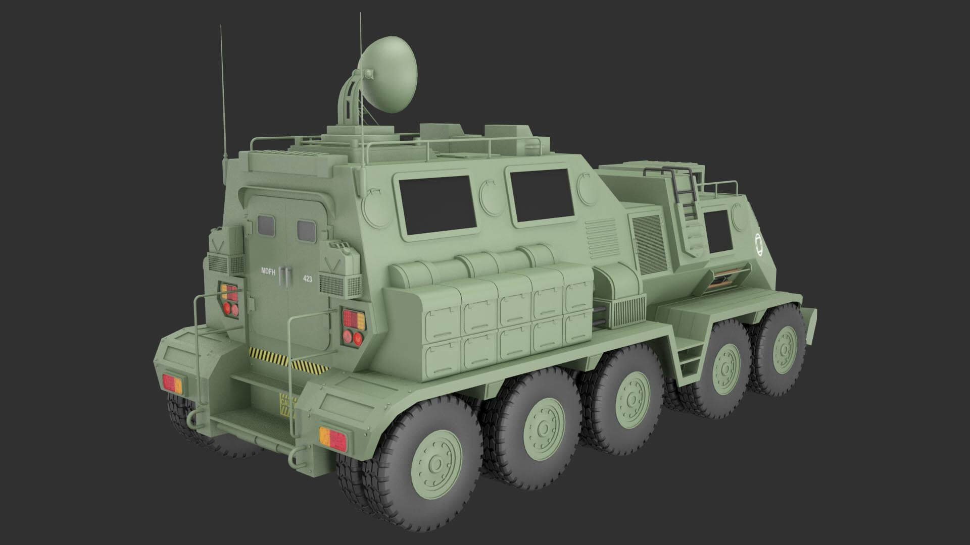 Heavy Vehicle Concept 1 - 3D Model by virtual3d