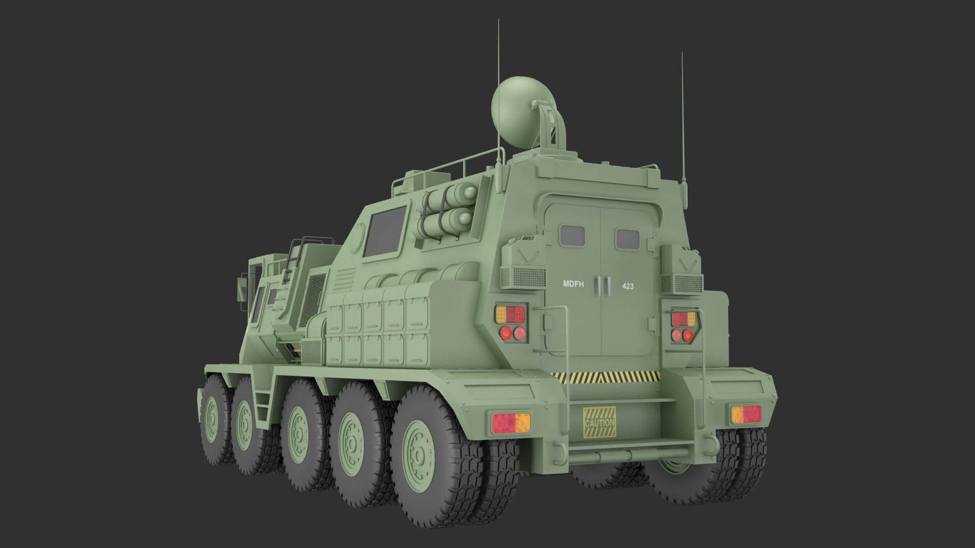Heavy Vehicle Concept 1 - 3D Model by virtual3d