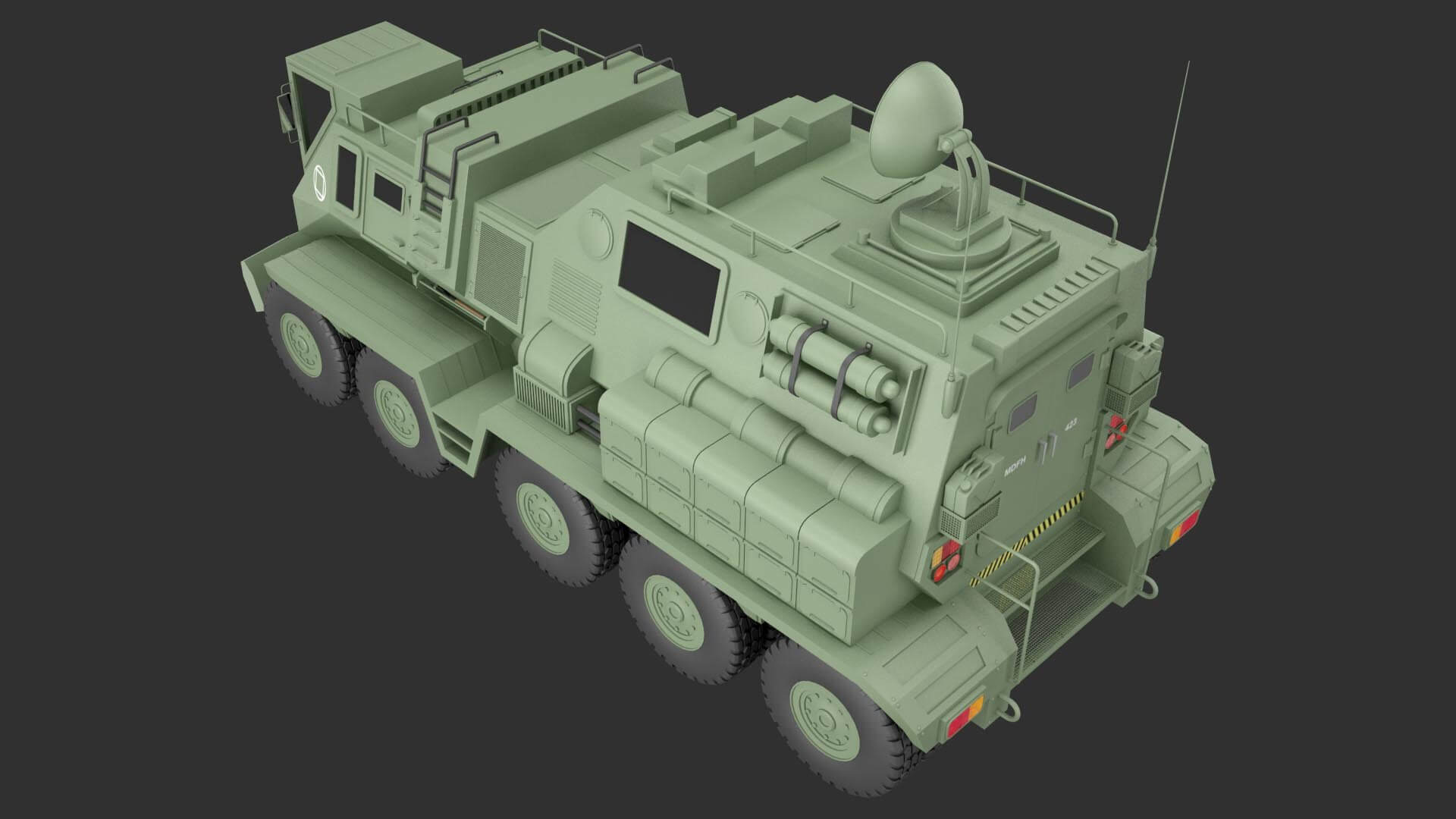Heavy Vehicle Concept 1 - 3D Model by virtual3d
