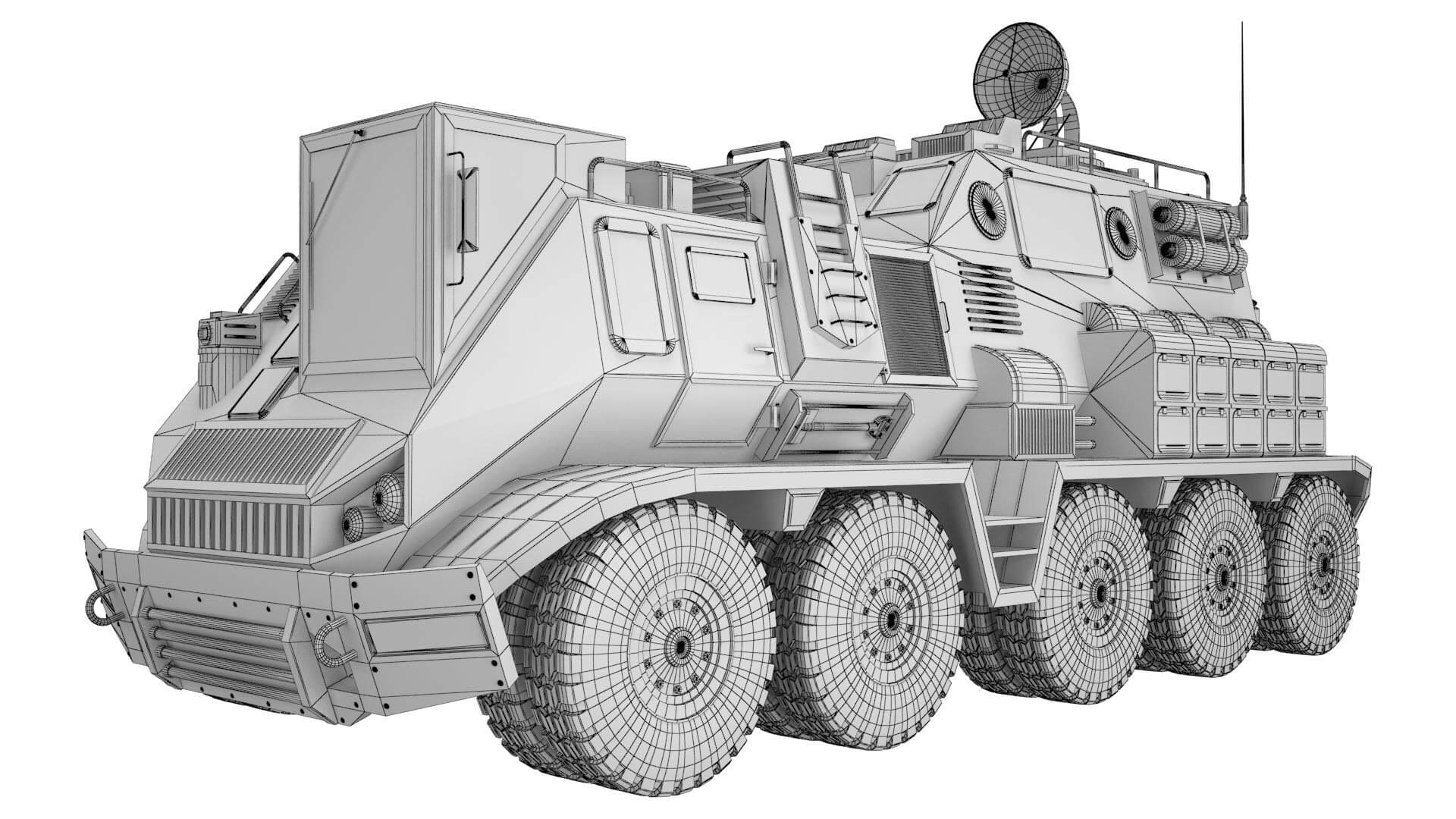 Heavy Vehicle Concept 1 - 3D Model by virtual3d