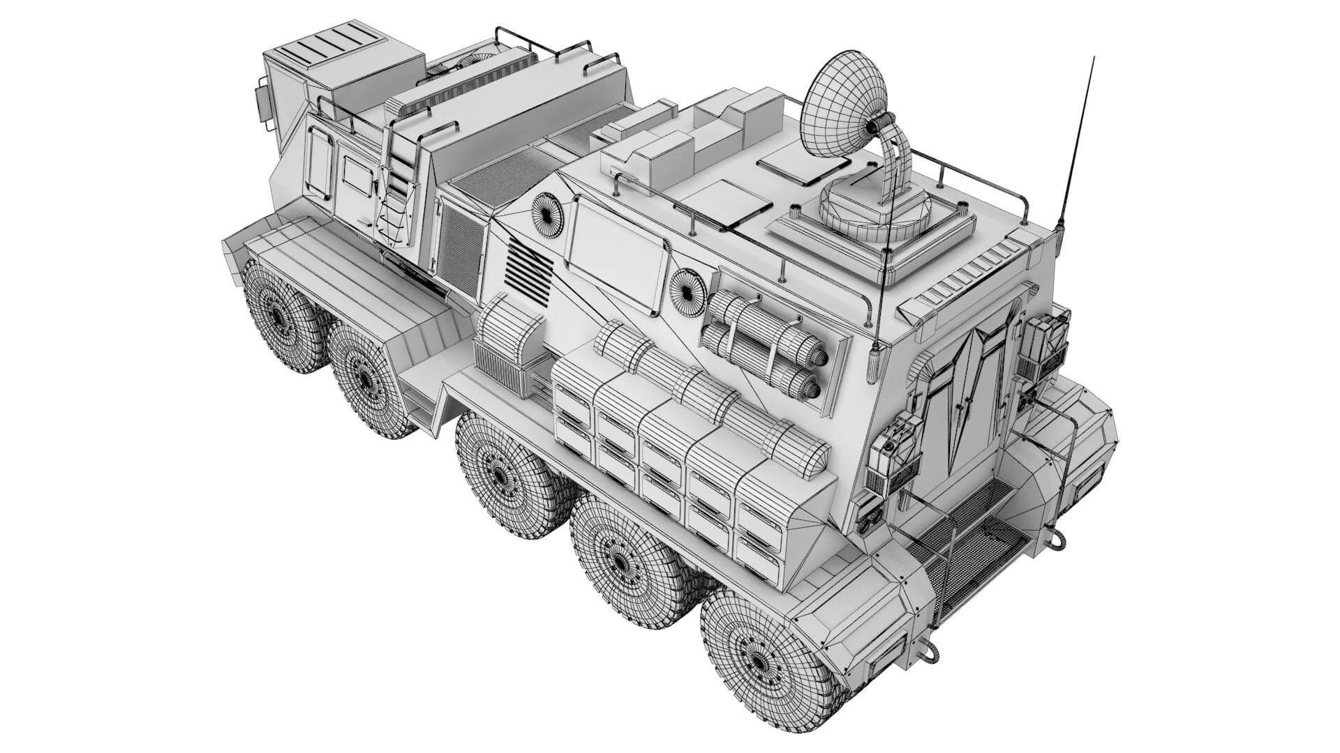 Heavy Vehicle Concept 1 - 3D Model by virtual3d