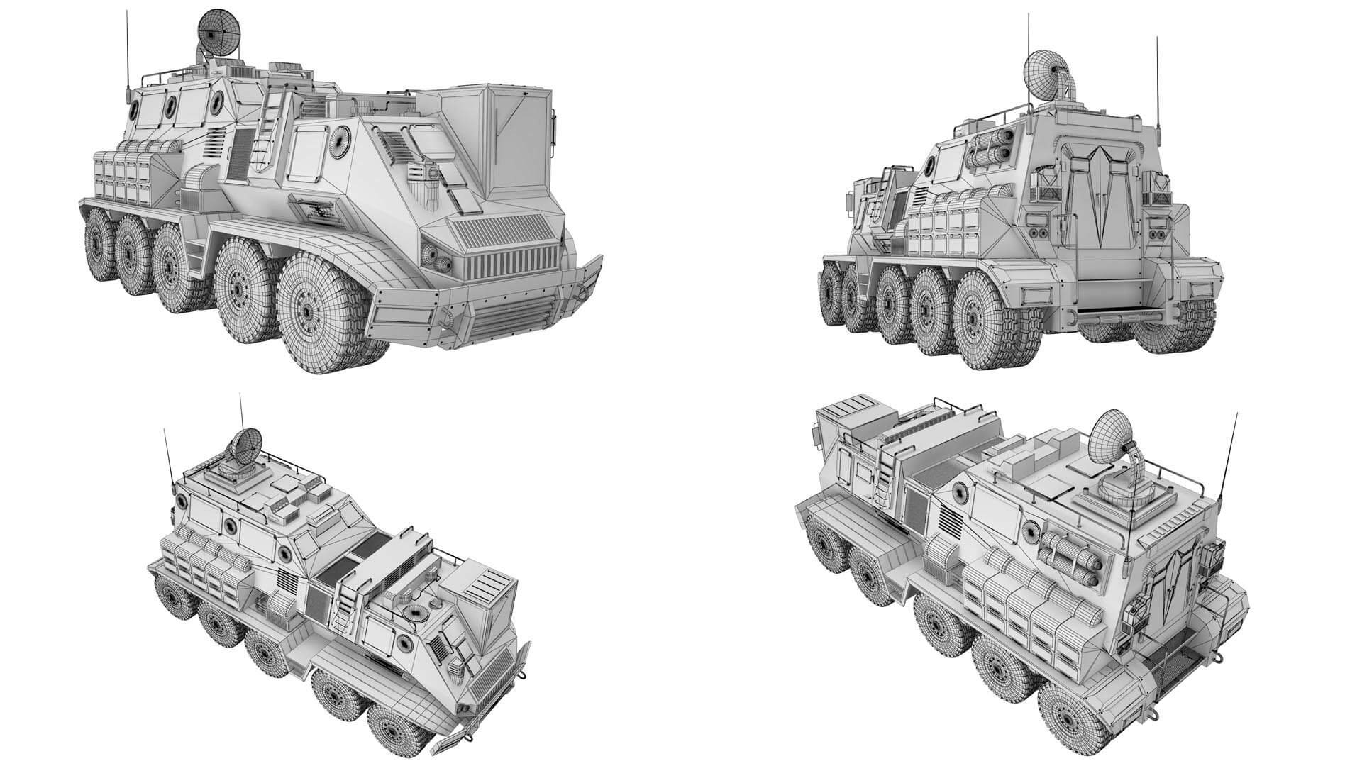 Heavy Vehicle Concept 1 - 3D Model by virtual3d