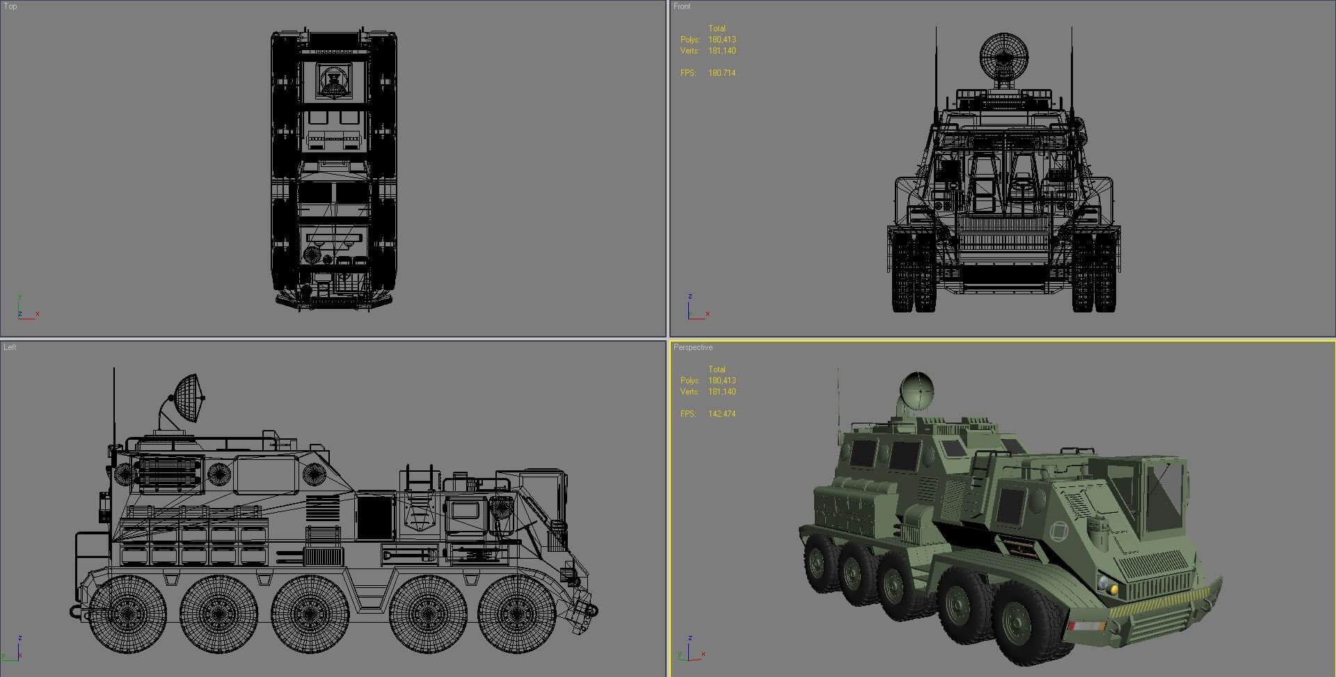 Heavy Vehicle Concept 1 - 3D Model by virtual3d