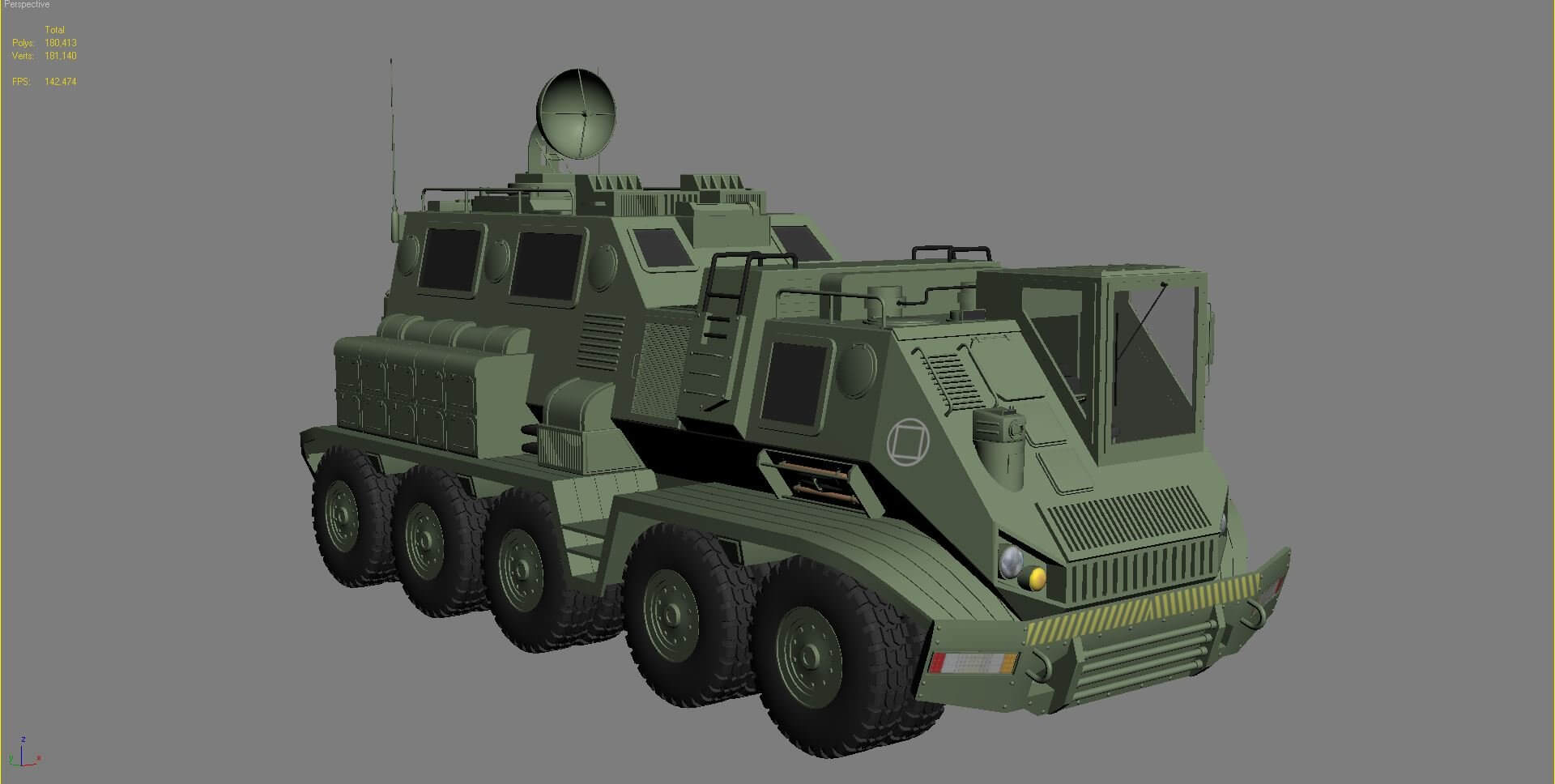 Heavy Vehicle Concept 1 - 3D Model by virtual3d