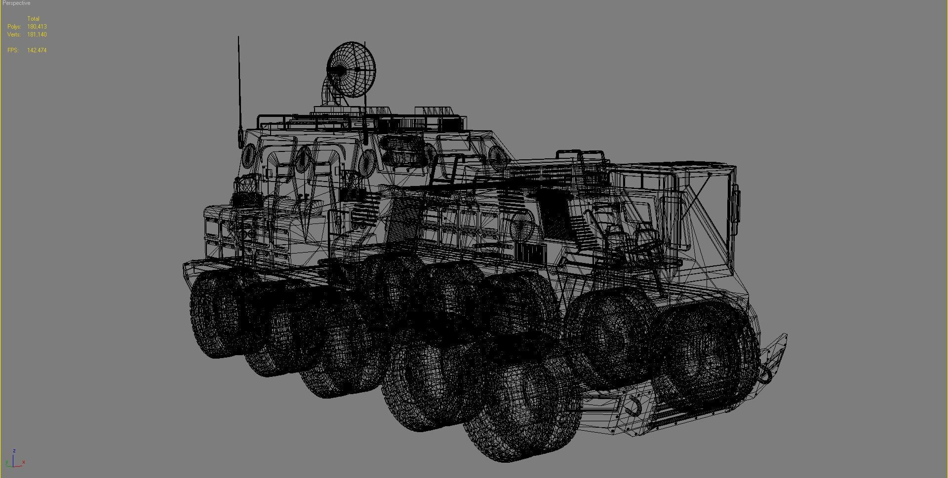 Heavy Vehicle Concept 1 - 3D Model by virtual3d