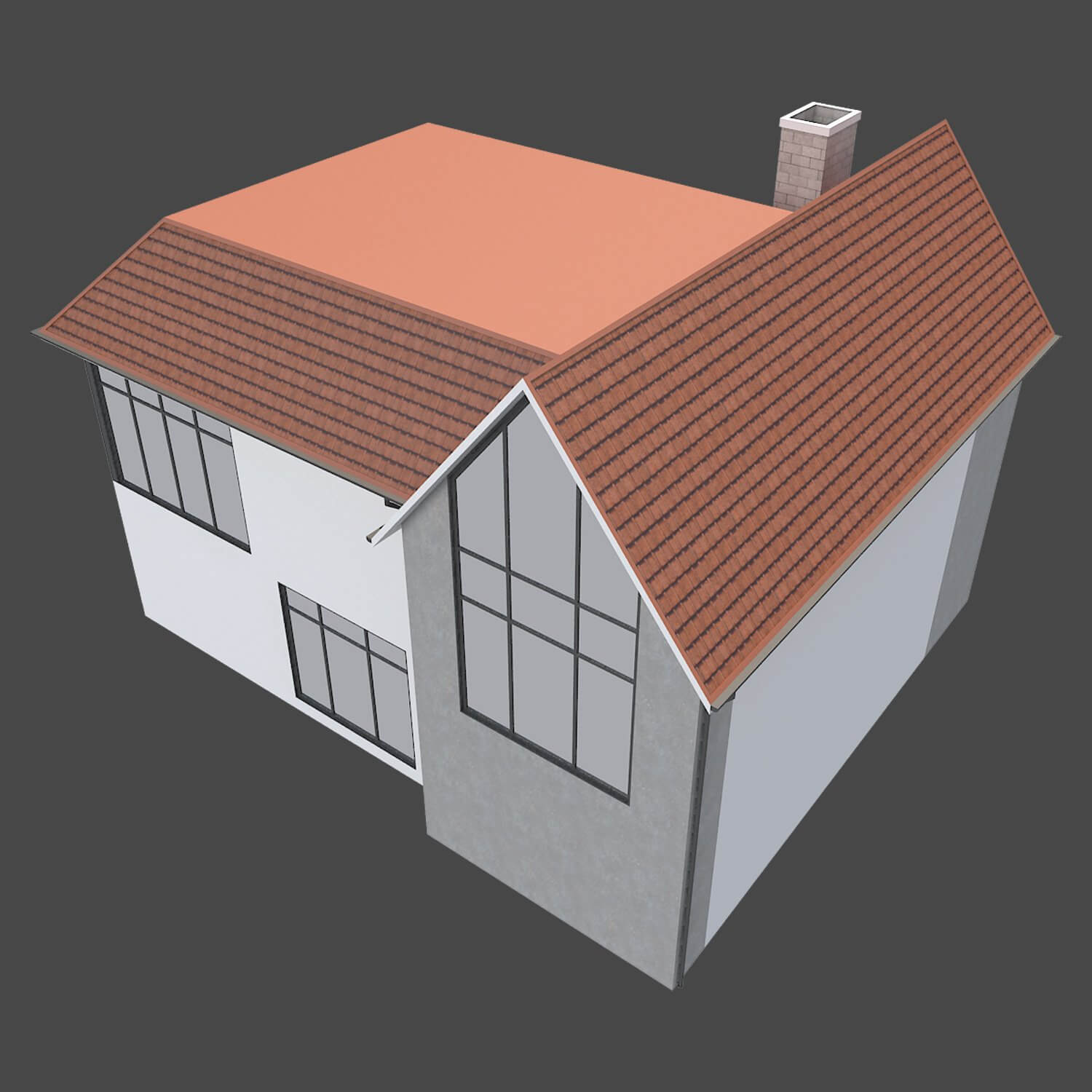 House 2 - 3D Model by virtual3d
