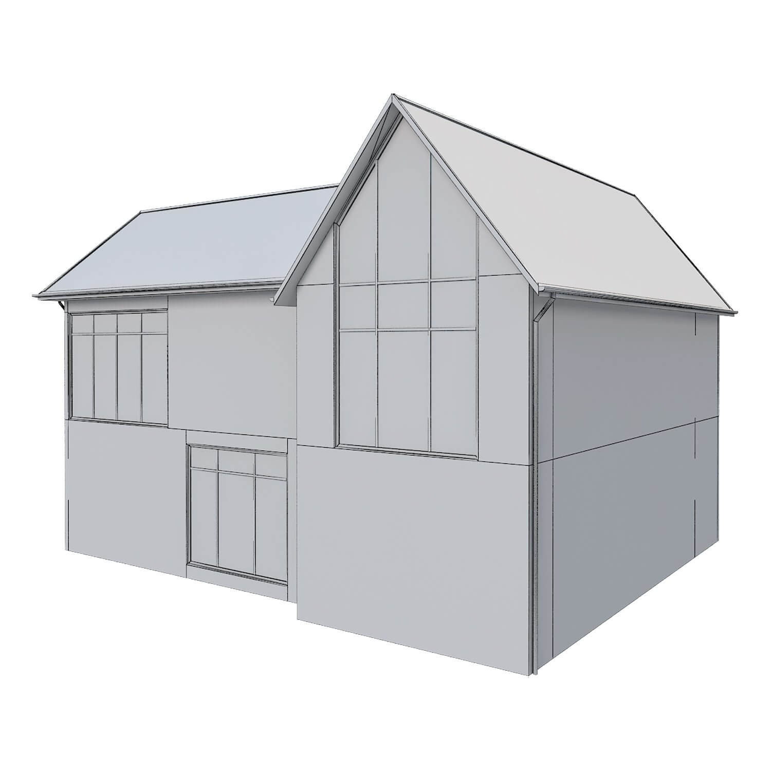 House 2 - 3D Model by virtual3d