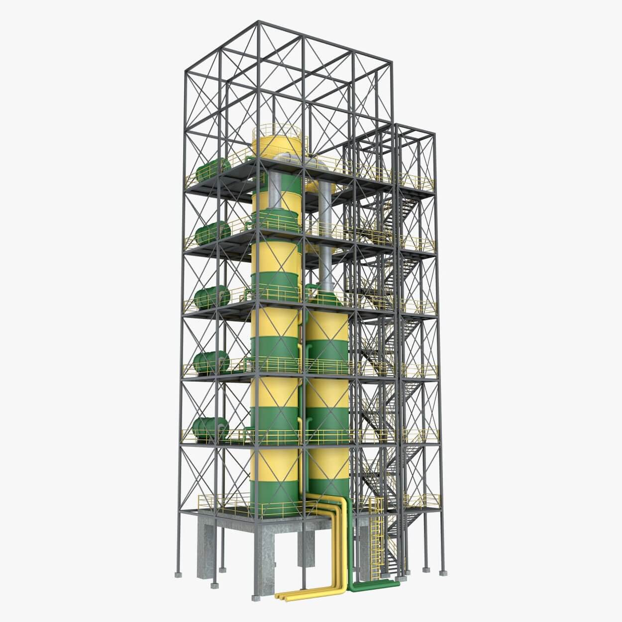 Industrial Element 1 - 3D Model by virtual3d