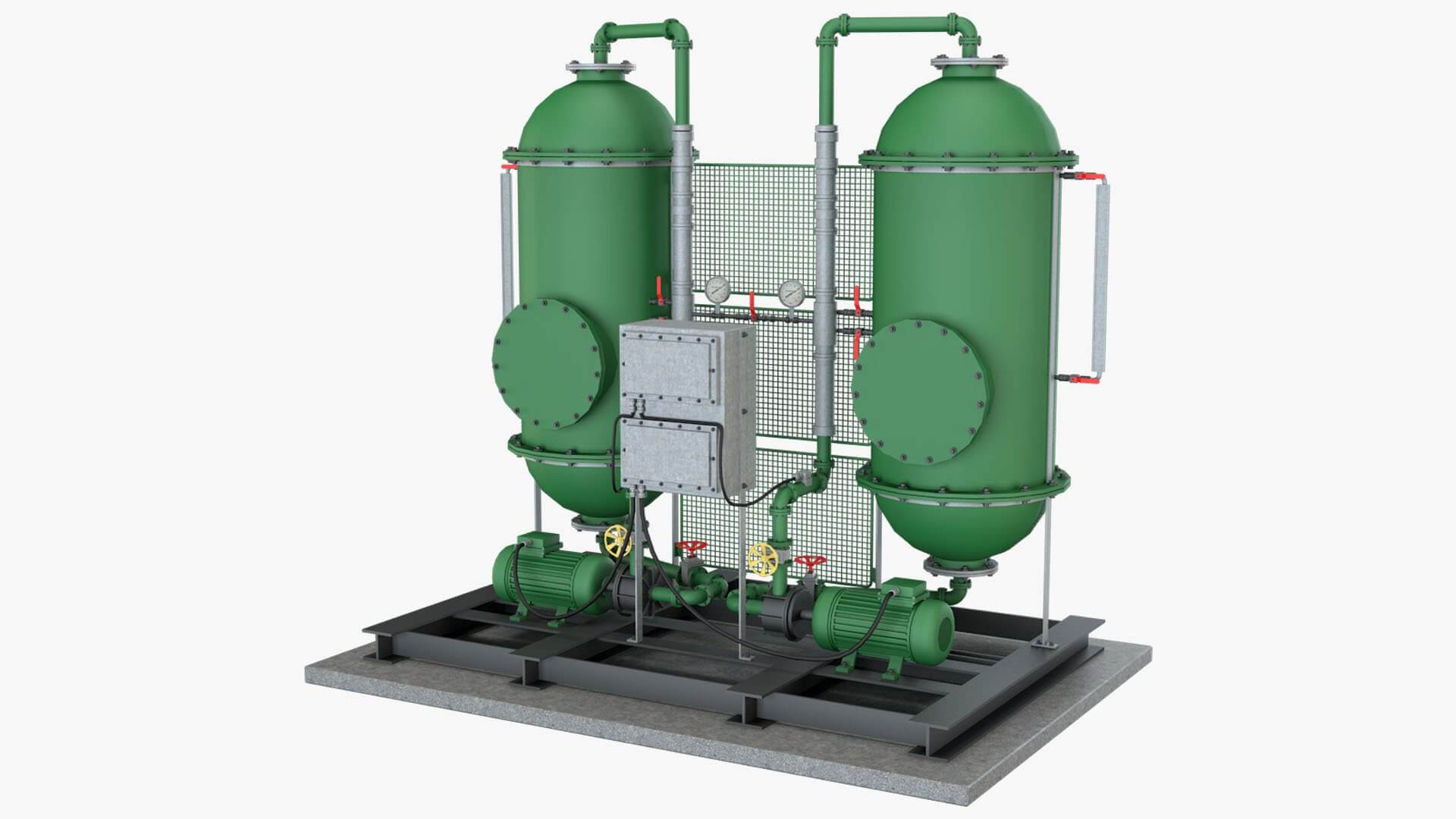 Industrial Part 1 - 3D Model by virtual3d