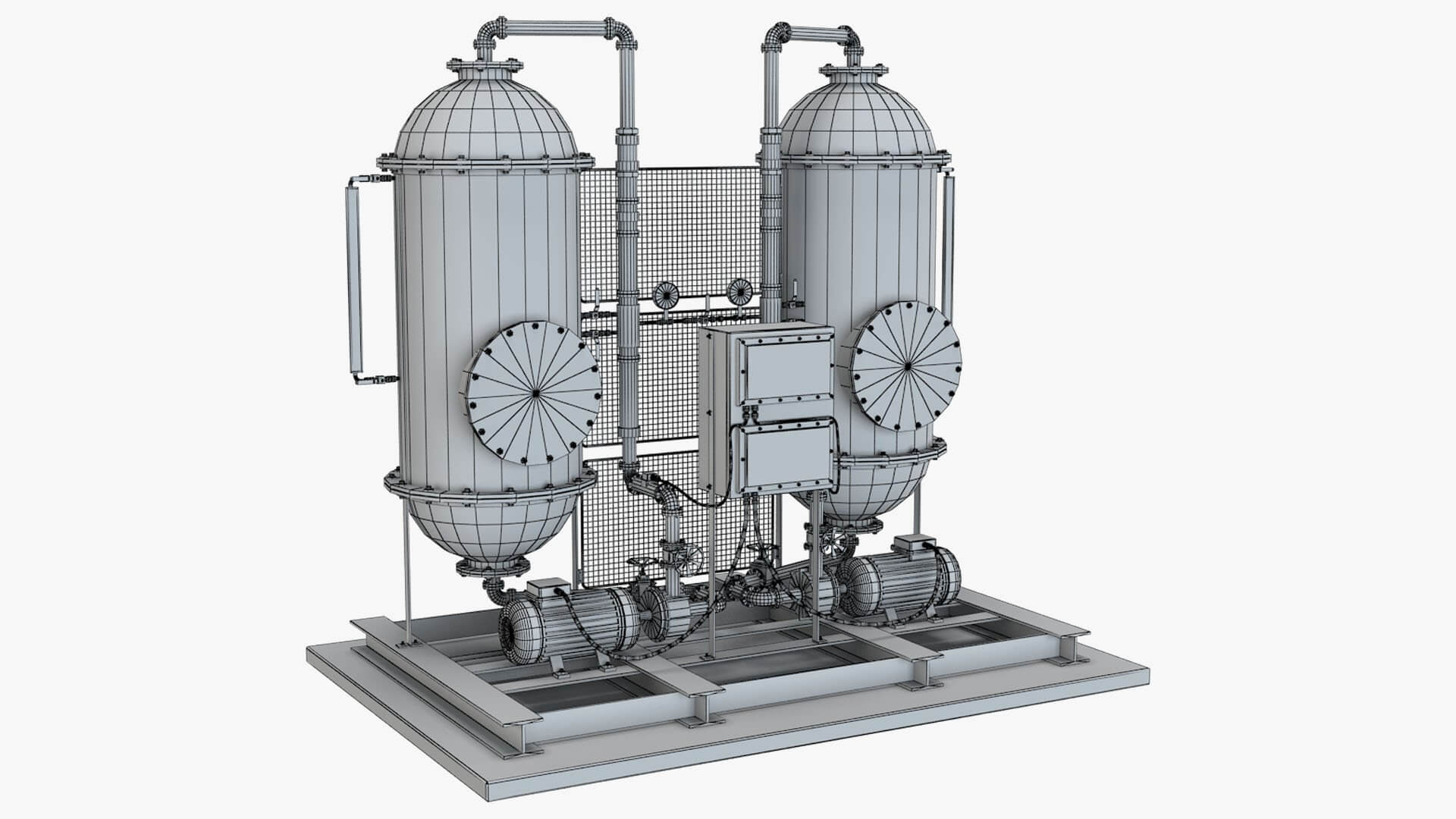 Industrial Part 1 - 3D Model by virtual3d