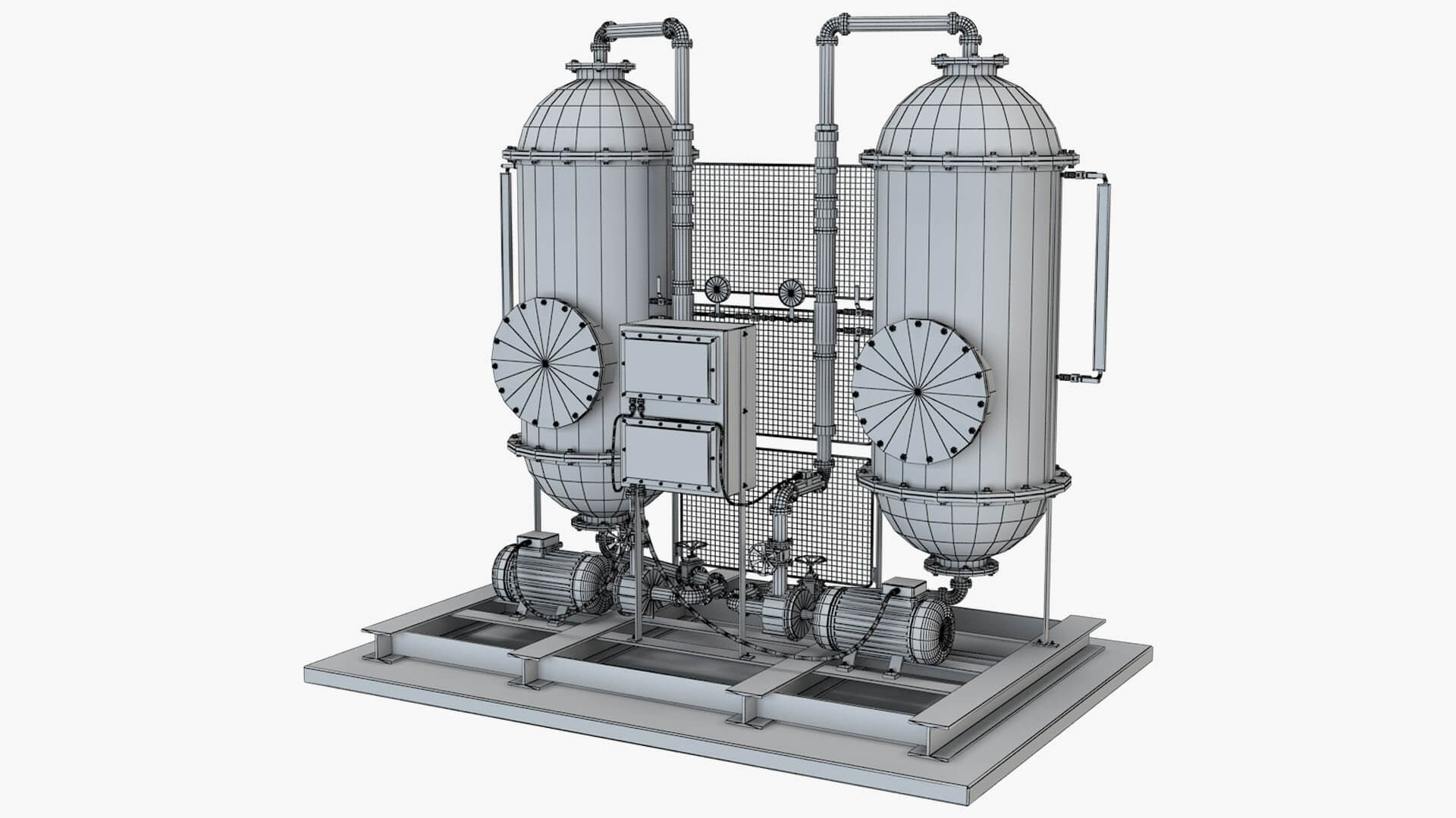 Industrial Part 1 - 3D Model by virtual3d