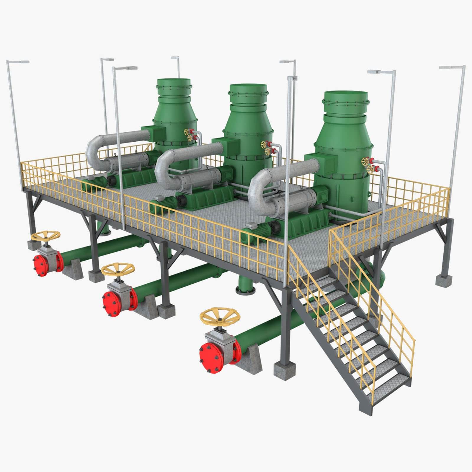 Industrial Part 2 - 3D Model by virtual3d
