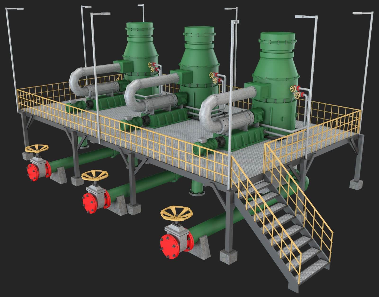 Industrial Part 2 - 3D Model by virtual3d