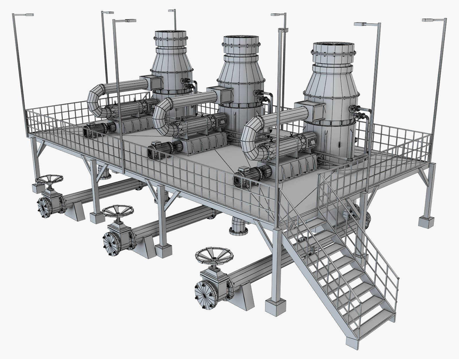 Industrial Part 2 - 3D Model by virtual3d