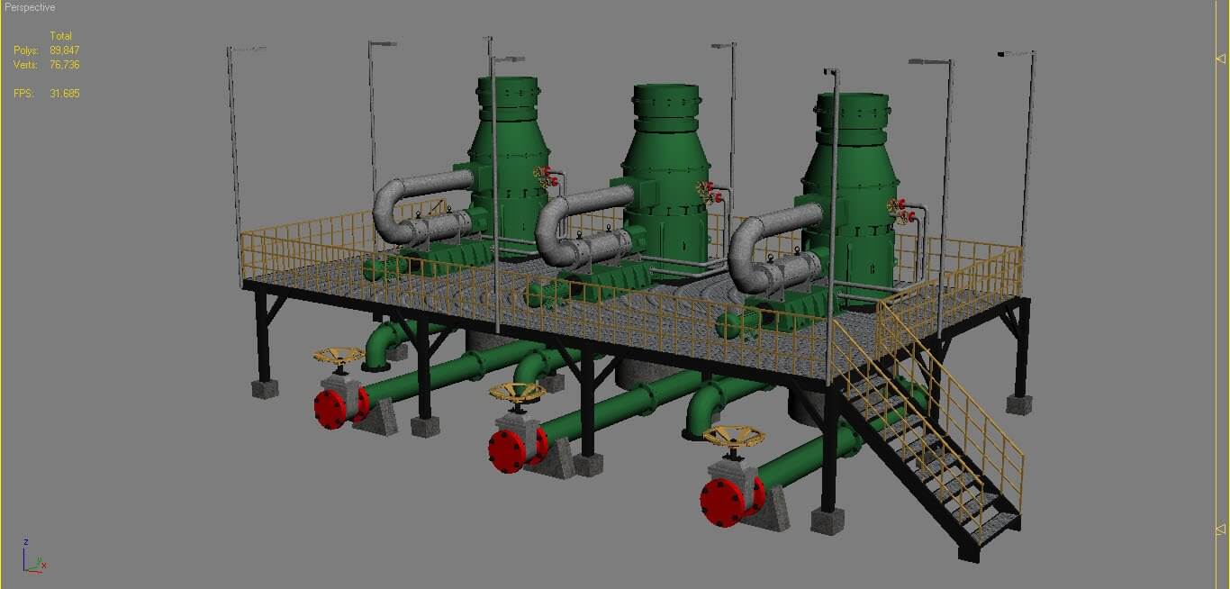 Industrial Part 2 - 3D Model by virtual3d