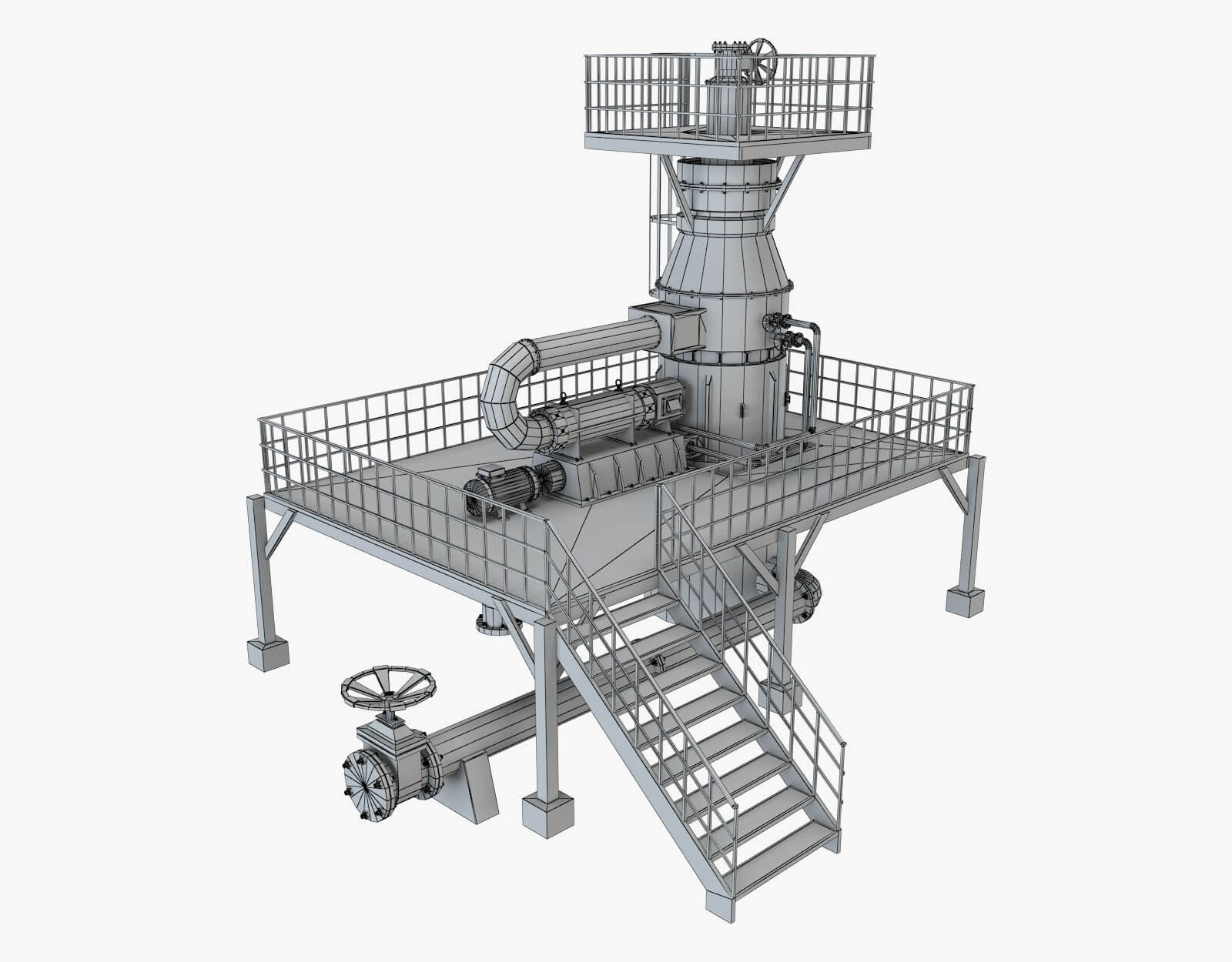 Machinery Part 1 - 3D Model by virtual3d