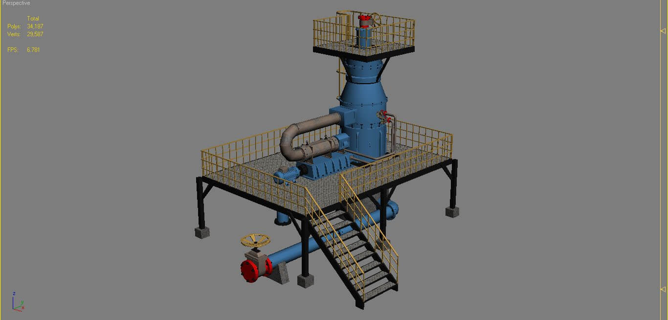 Machinery Part 1 - 3D Model by virtual3d