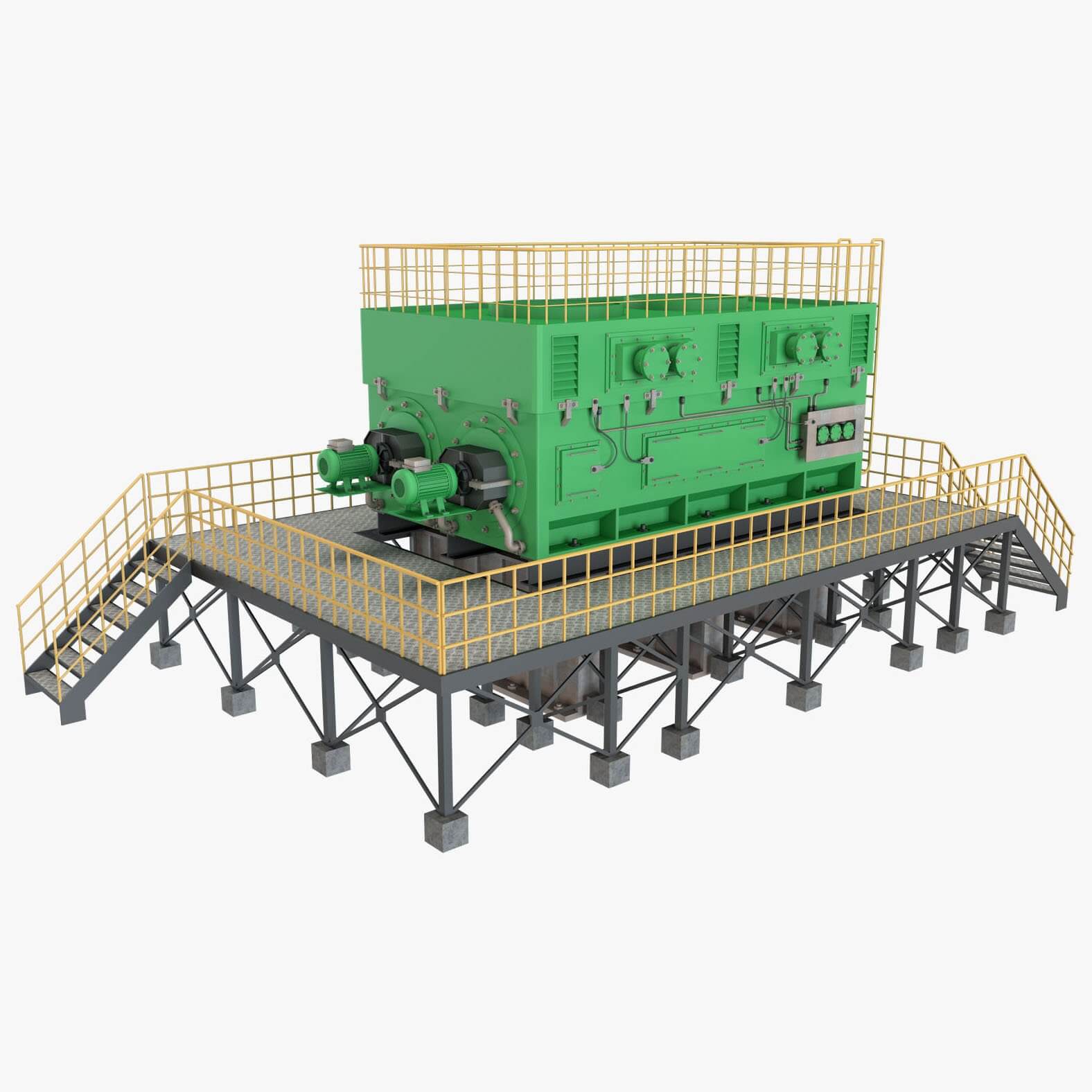 Machinery Part 2 - 3D Model by virtual3d