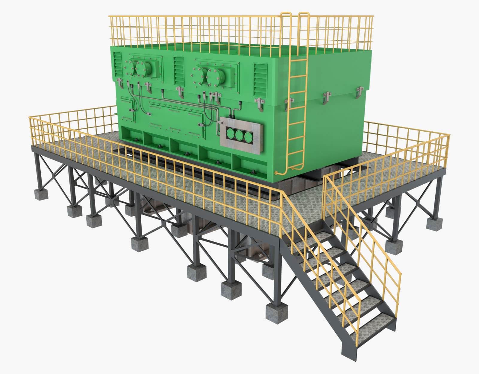 Machinery Part 2 - 3D Model by virtual3d