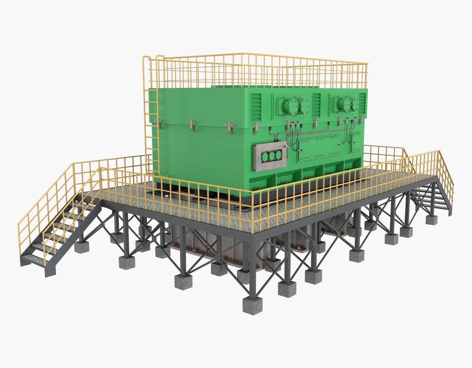 Machinery Part 2 - 3D Model by virtual3d