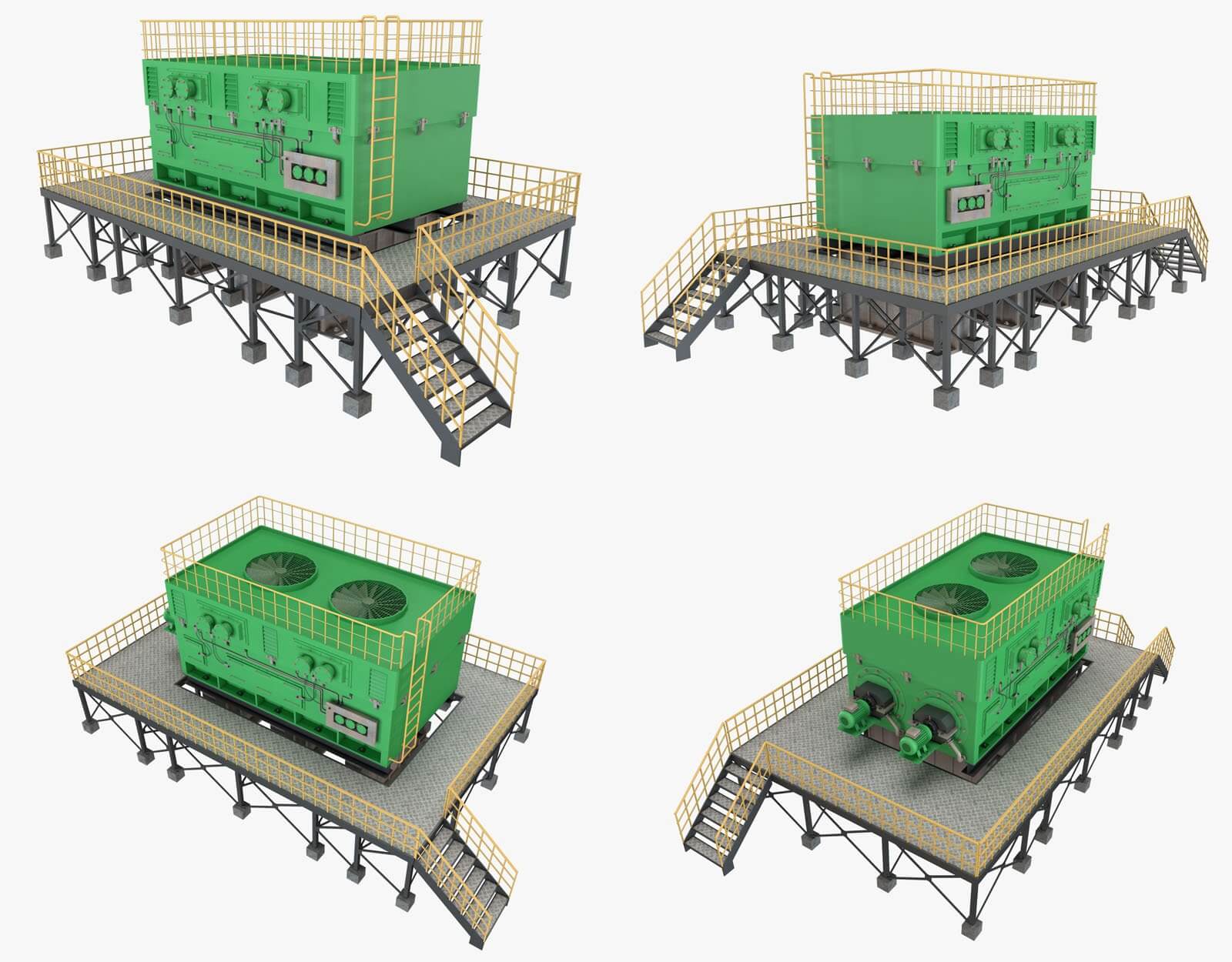 Machinery Part 2 - 3D Model by virtual3d