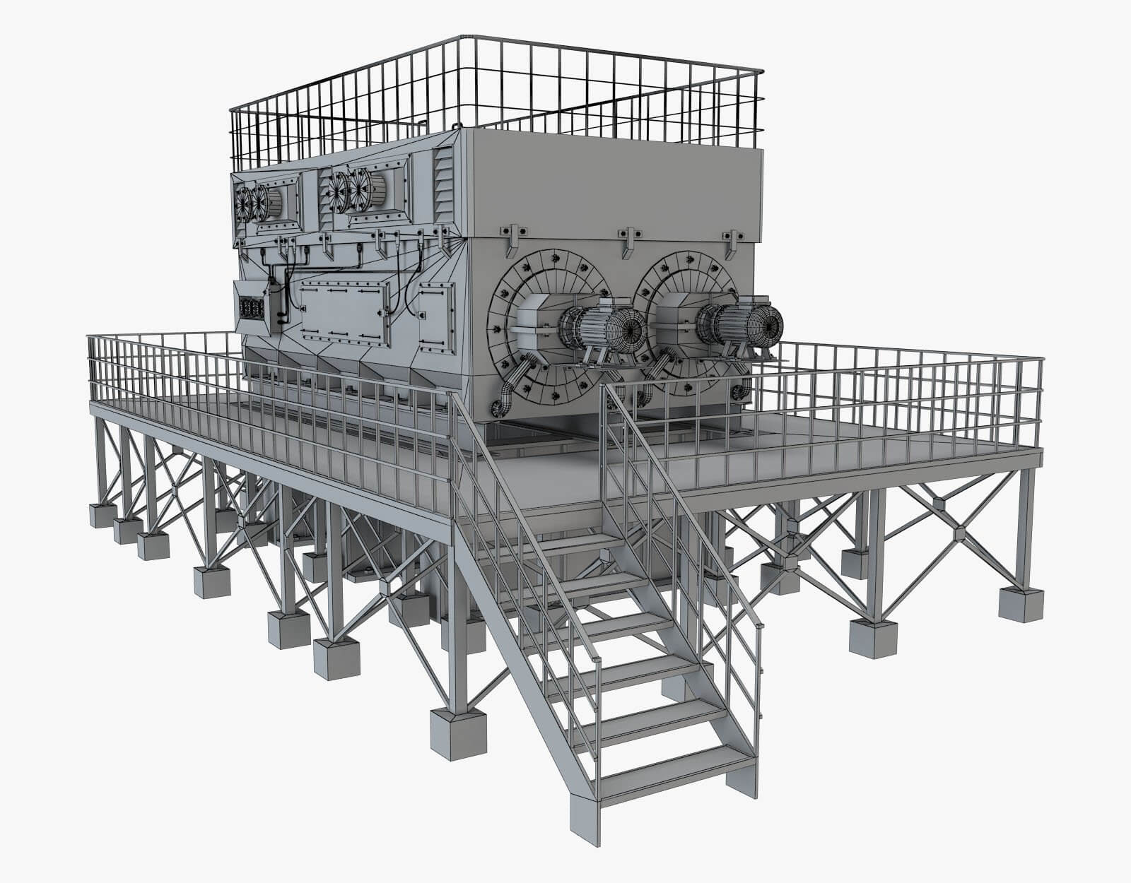 Machinery Part 2 - 3D Model by virtual3d