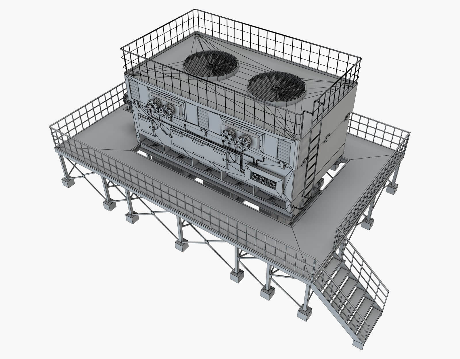 Machinery Part 2 - 3D Model by virtual3d
