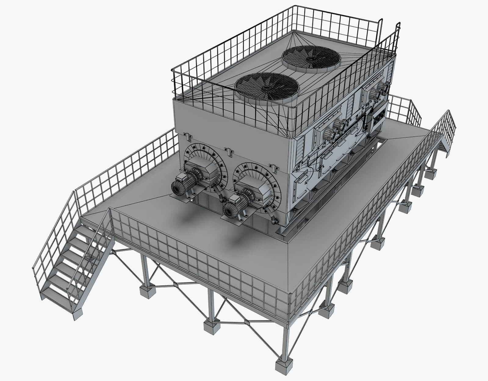 Machinery Part 2 - 3D Model by virtual3d