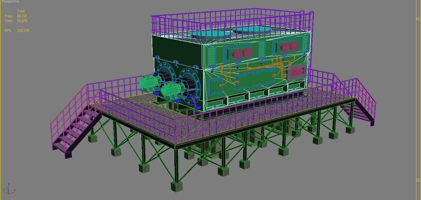 Machinery Part 2 - 3D Model by virtual3d